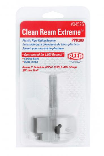 Alésoirs pour raccord de plastique Clean Ream Extreme™ - Reed Manufacturing