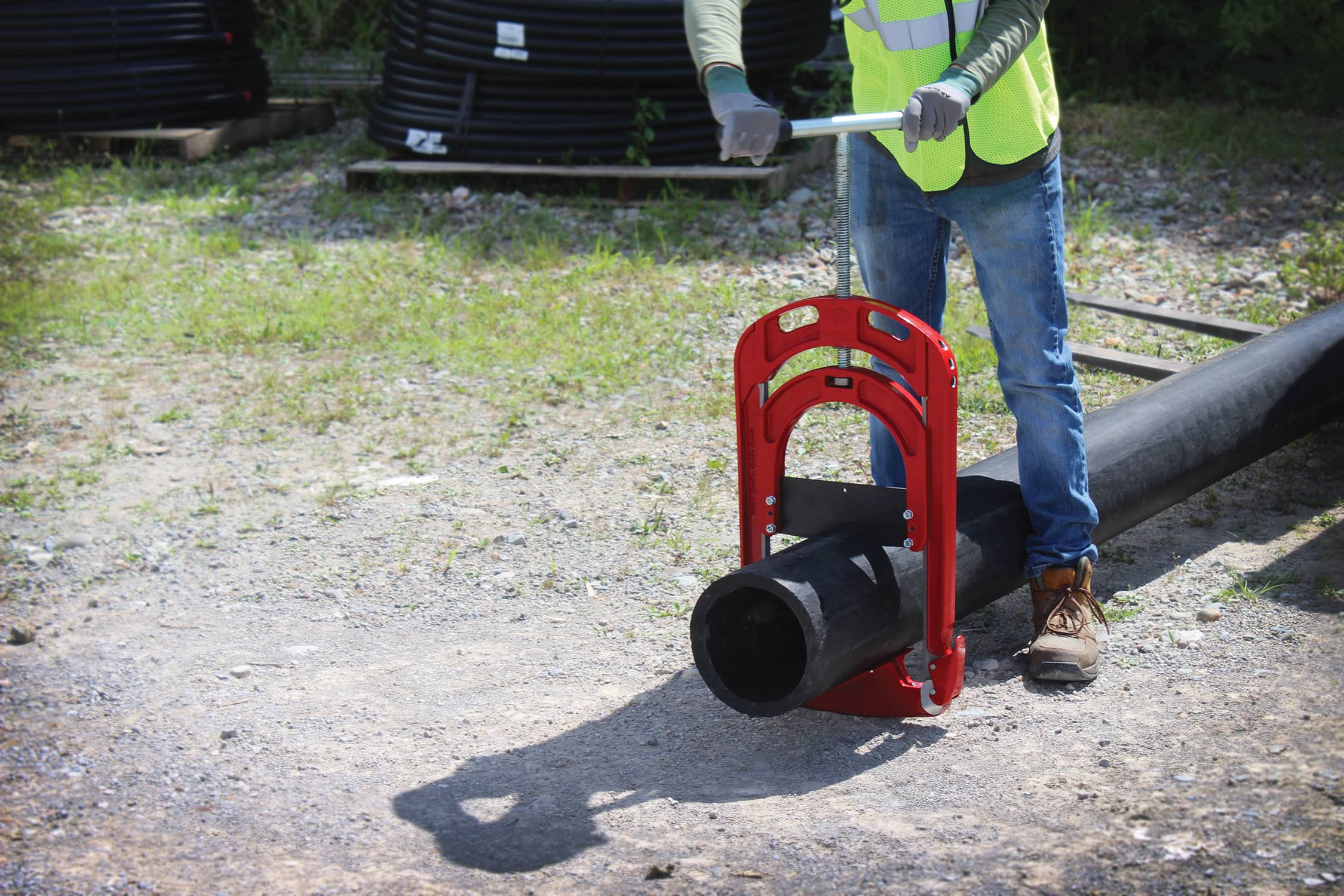 Guillotine Pipe Cutters | HDPE Cutting Tools | Reed Manufacturing